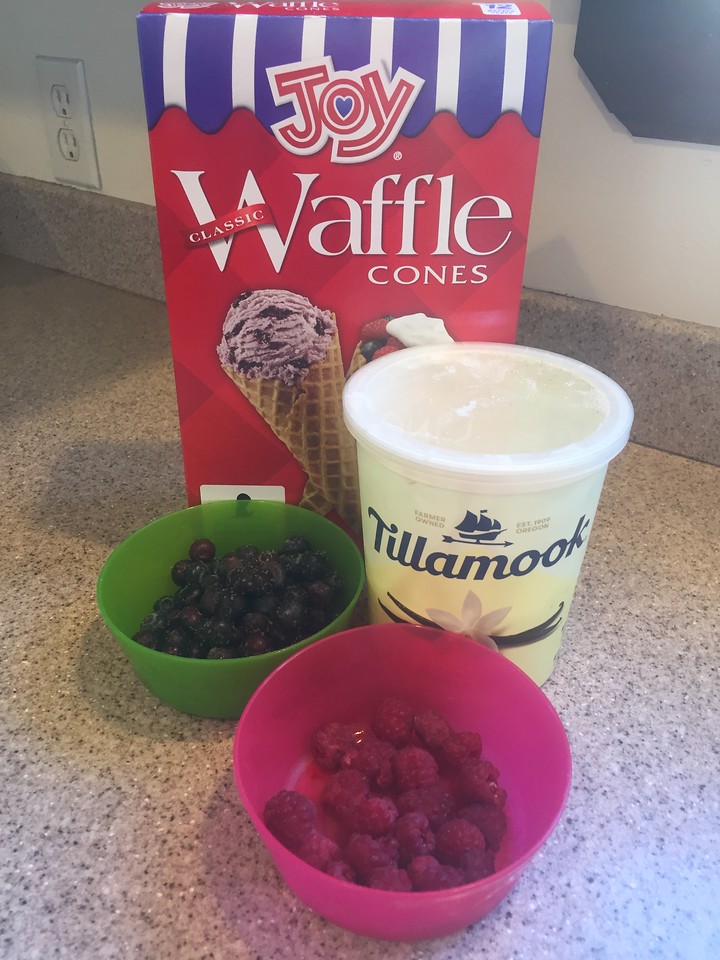 Yogurt Cone Treats – Practically Apparent