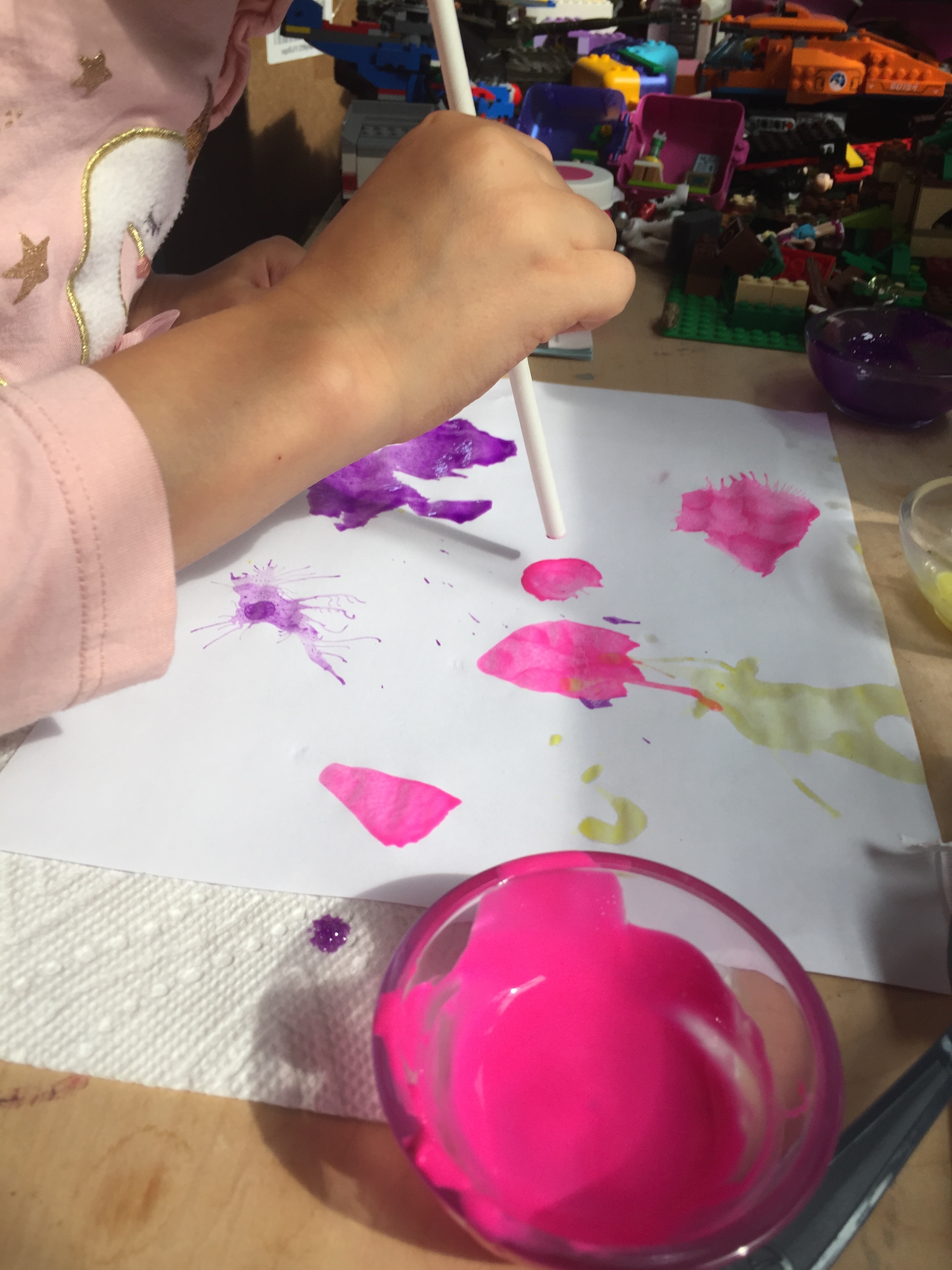 Straw Painting – Practically Apparent