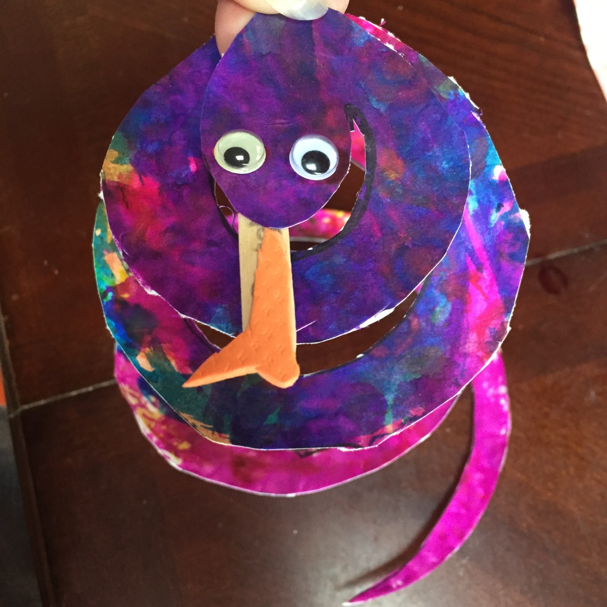 Snake Paper Plate Craft – Practically Apparent