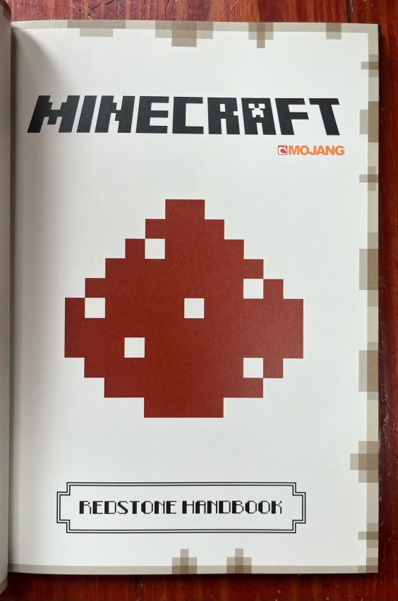 Minecraft Redstone Handbook for Kids – Practically Apparent